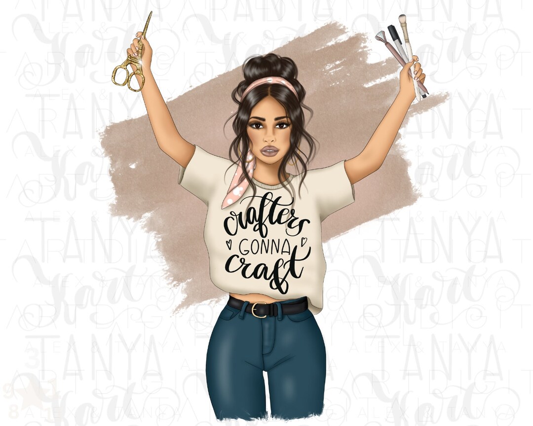 Crafting Queen Png Sublimation Gift for Crafter Png, Crafters Gonna ...
