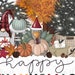Happy Thanksmas Turkey PNG Digital Download, Christmas Tree Sublimation ...