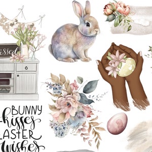 Spring Goodnotes, Easter Icons, Floral Goodnotes, Stickers Bunny ...