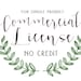 Clipart License, Digital Product, No Credit License, Commercial License ...