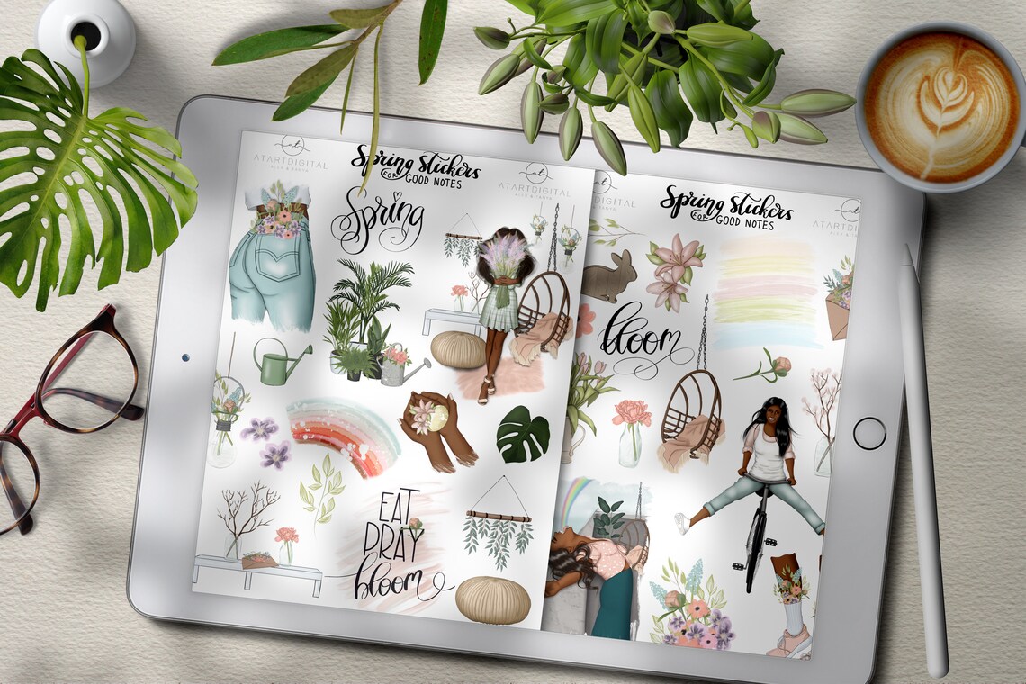 Spring Goodnotes Digital Planning Spring Digital Planner - Etsy