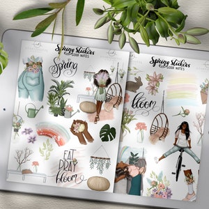 Spring Goodnotes, Digital Planning, Spring Digital Planner, Floral ...