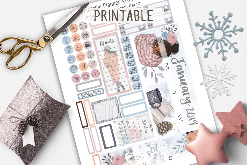 Printable Planner Stickers Erin Condren Planner Stickers | Etsy