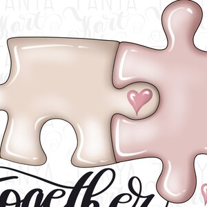 Valentine's Day, Together We Just Fit, Digital Anniversary, Puzzle ...