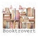 Booktrovert Png Instant Download for Book Lovers, Bookaholic Image for ...