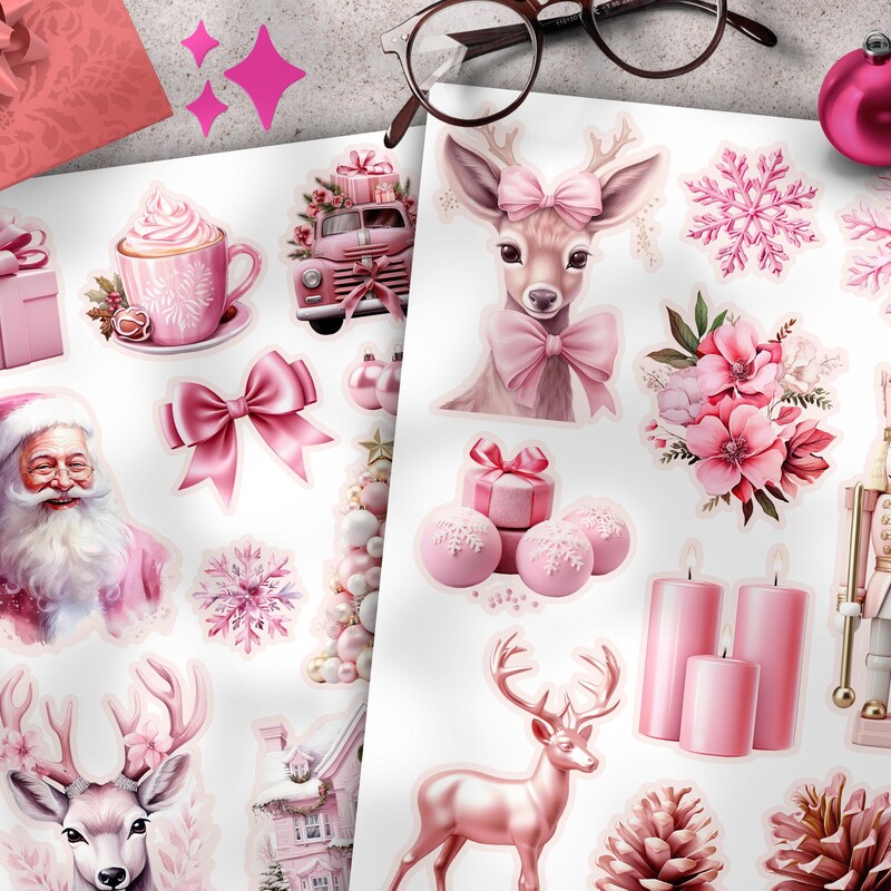 Christmas Stickers - Etsy