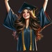 Graduation Clipart Bundle - School and College Graduate Clipart ...