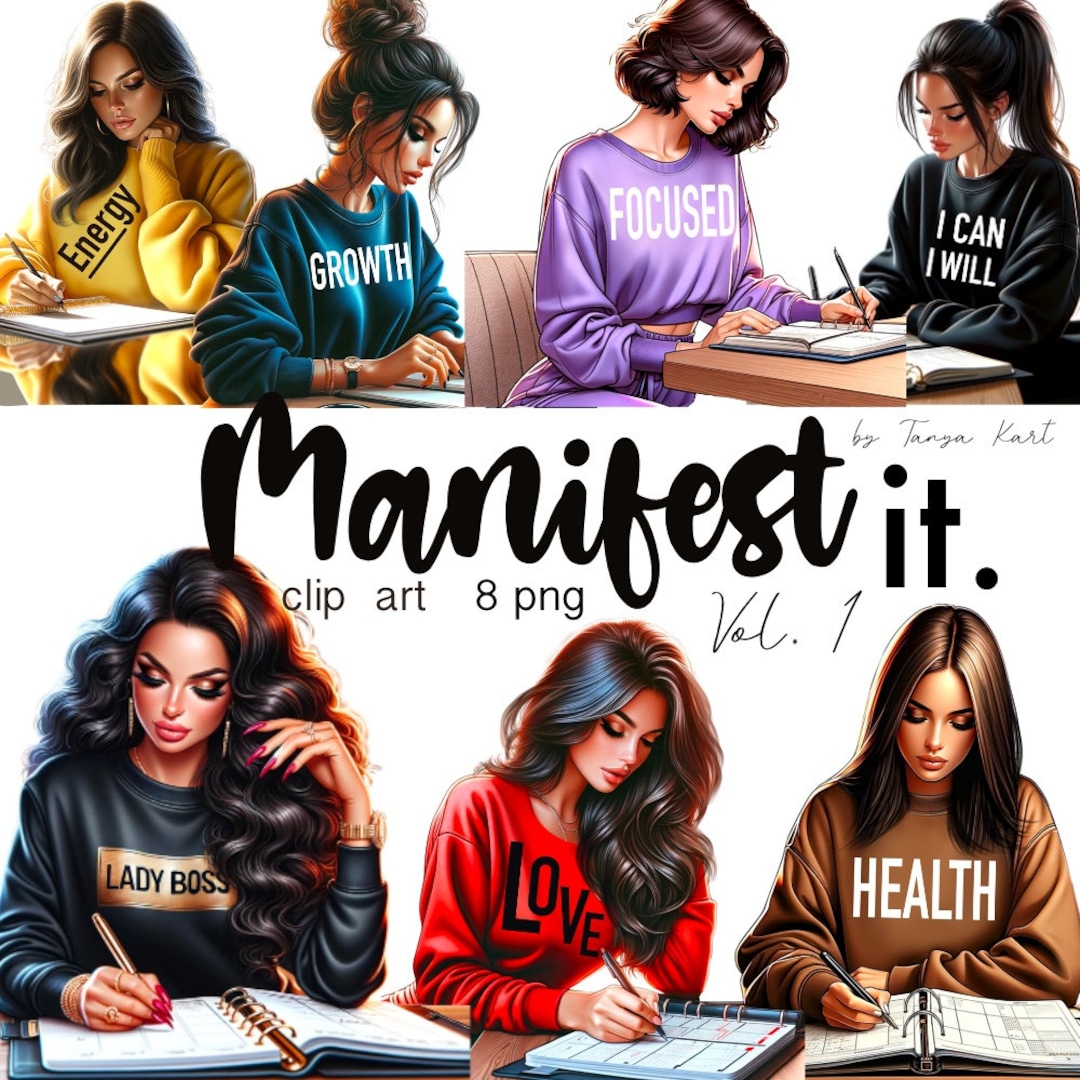 Manifest Png Fashion Clipart, Boss Babe, Girl Boss, Lady Boss ...