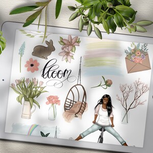 Spring Goodnotes, Digital Planning, Spring Digital Planner, Floral ...
