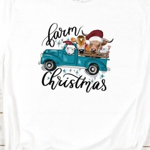 Farm Christmas, Png Sublimation, Farm Life, Christmas Old Truck, Farm ...