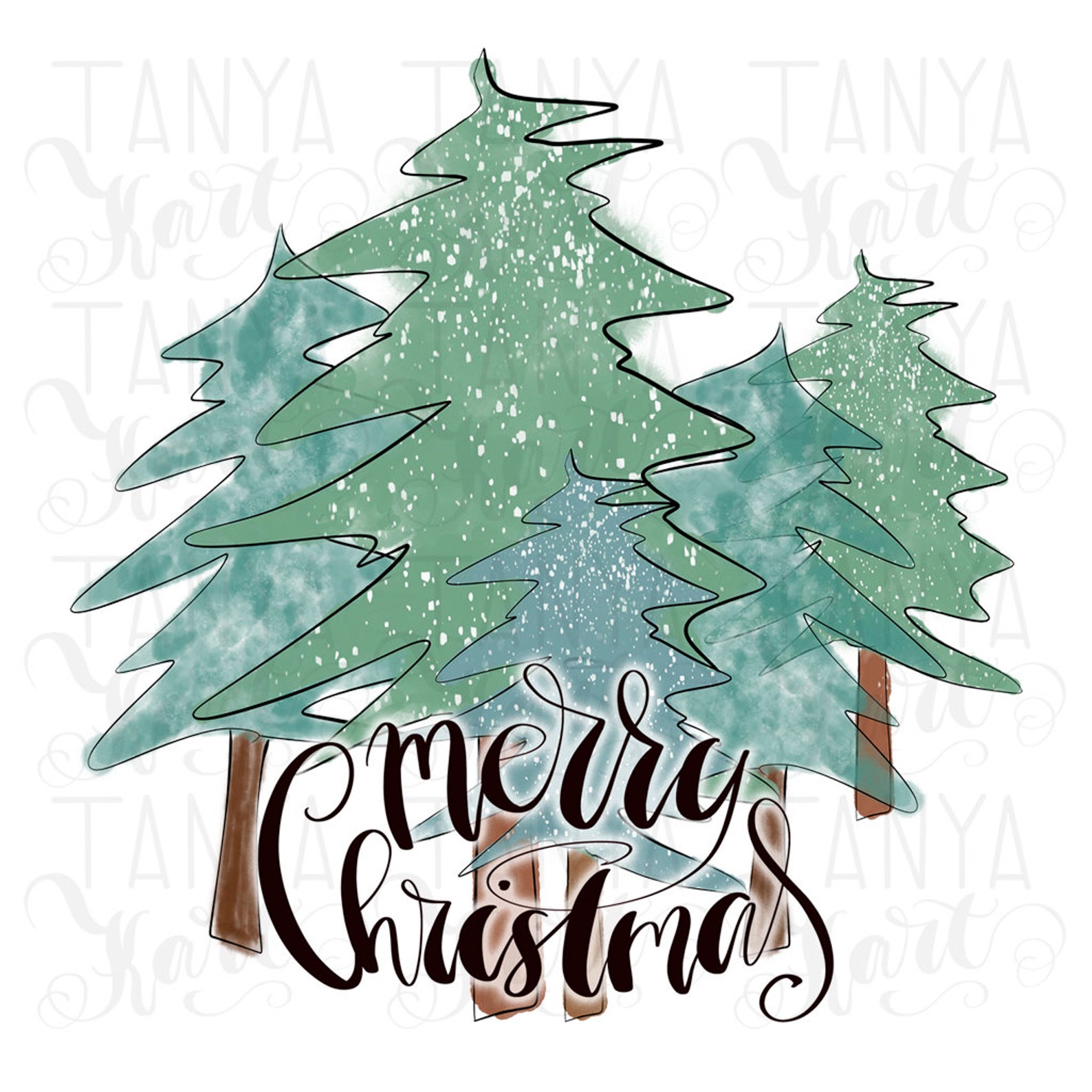 Sub Designs-holiday Print-merry Christmas Tree-shirt - Etsy