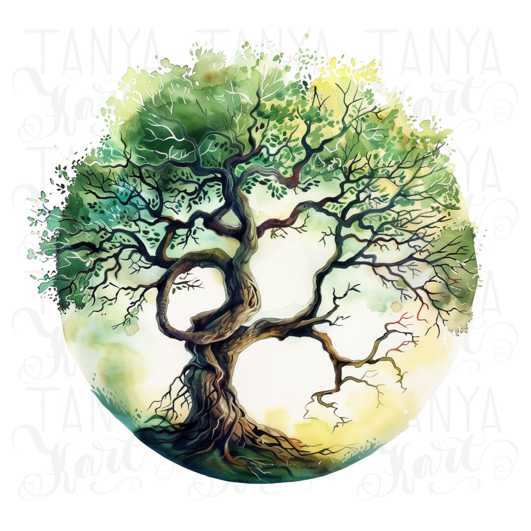 Tree of Life Sublimation Design Printable Planner Sticker Digital ...