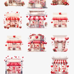 Valentine's Day PNG Bundle, Love Clipart, Watercolor Hearts, Digital ...