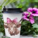 Cow With Pink Bow: Farm Animal Sublimation Design for Digital Download ...