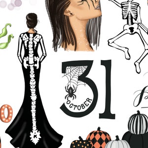 Halloween Digital Planner Stickers for Goodnotes, Halloween Icons ...