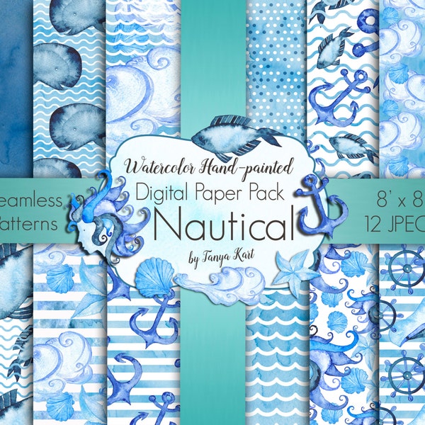 Nautical Paper - Etsy