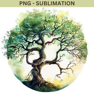 Tree of Life Sublimation Design Printable Planner Sticker Digital ...