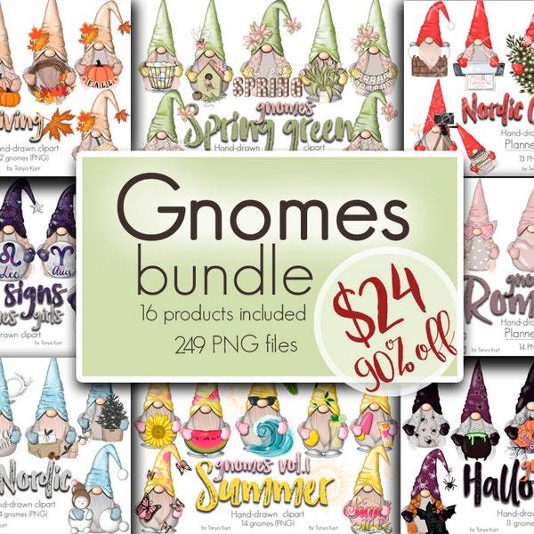Gnomes Bundle - Etsy