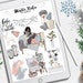 Winter Goodnotes Digital Stickers, Christmas Goodnotes Planner, Afro ...