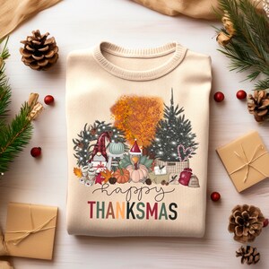 Happy Thanksmas Turkey PNG Digital Download, Christmas Tree Sublimation ...