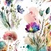 Meadow Flowers, Floral Clipart, Spring Design Png, Spring Flowers ...