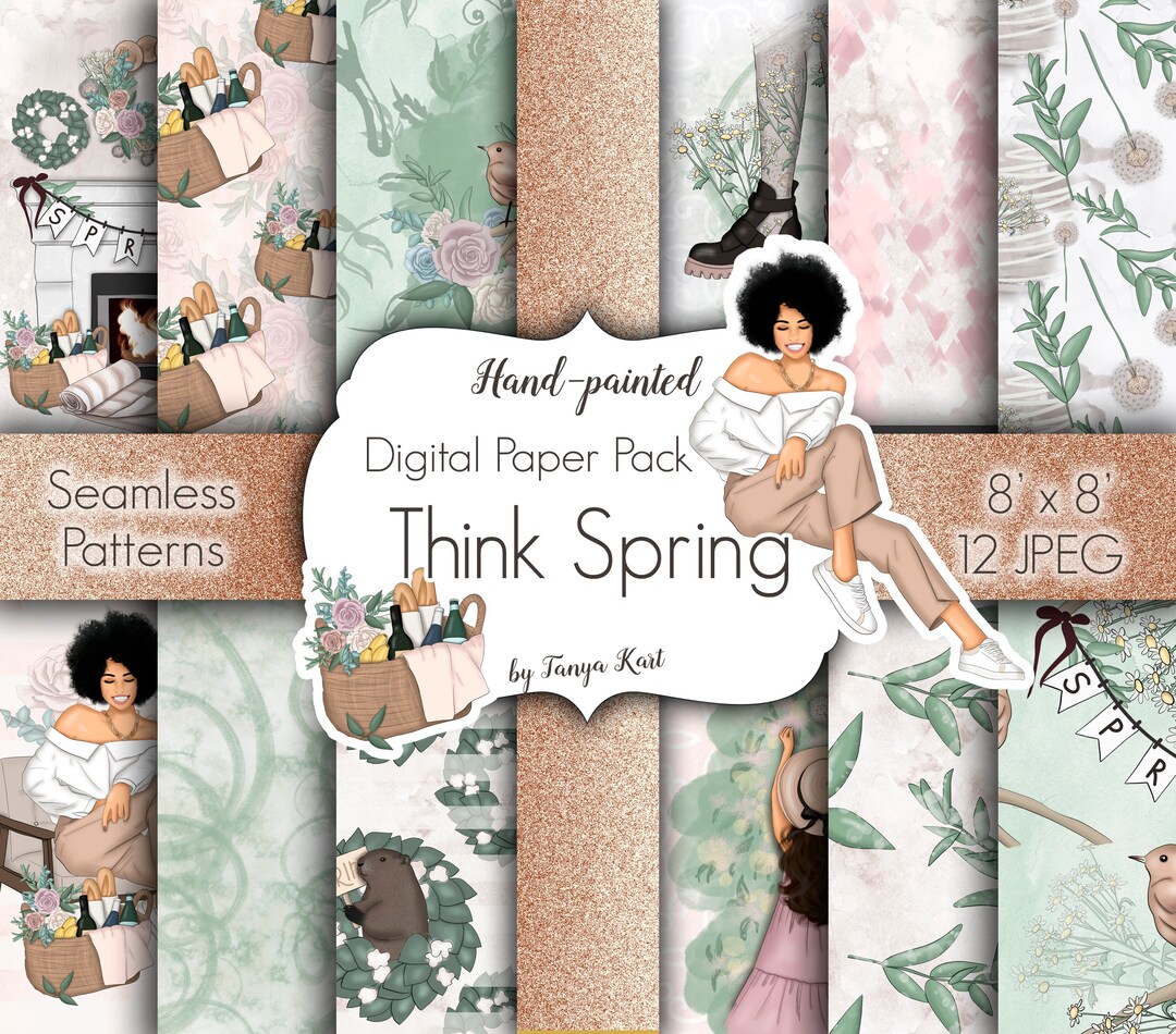 Spring Patterns, Spring Papers, Surface Design, Planner Papers, Afro ...