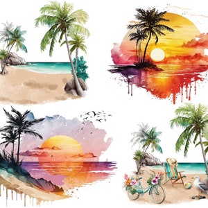 Summer Fashion Girl Tropical Leaves PNG Clipart for Planner Stickers ...