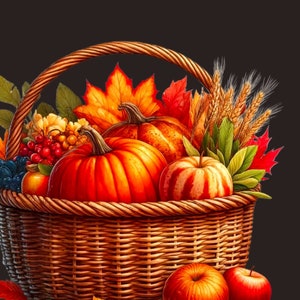 Autumn Mini Bundle: Watercolor Clipart & Scrapbook Images | Digital ...