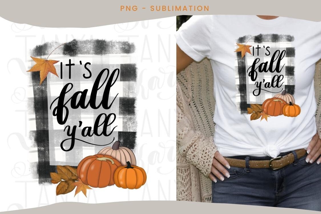 Its Fall Yall Png Sublimation Download Fall Graphics - Etsy