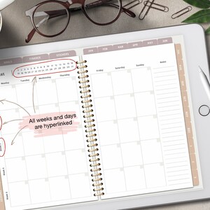 Digital Teacher Planner: Undated, Daily, Weekly, Goodnotes Stickers ...