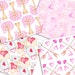 Pink Digital Paper-valentine's Day-love Watercolor-hearts - Etsy