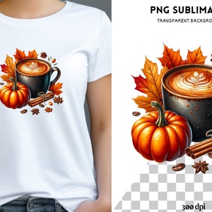 Cozy Autumn PNG Digital Download, Fall Coffee Mug Sublimation Design ...