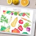 Digital Food Stickers for Goodnotes Planners, Vegetables Icons, Digital ...