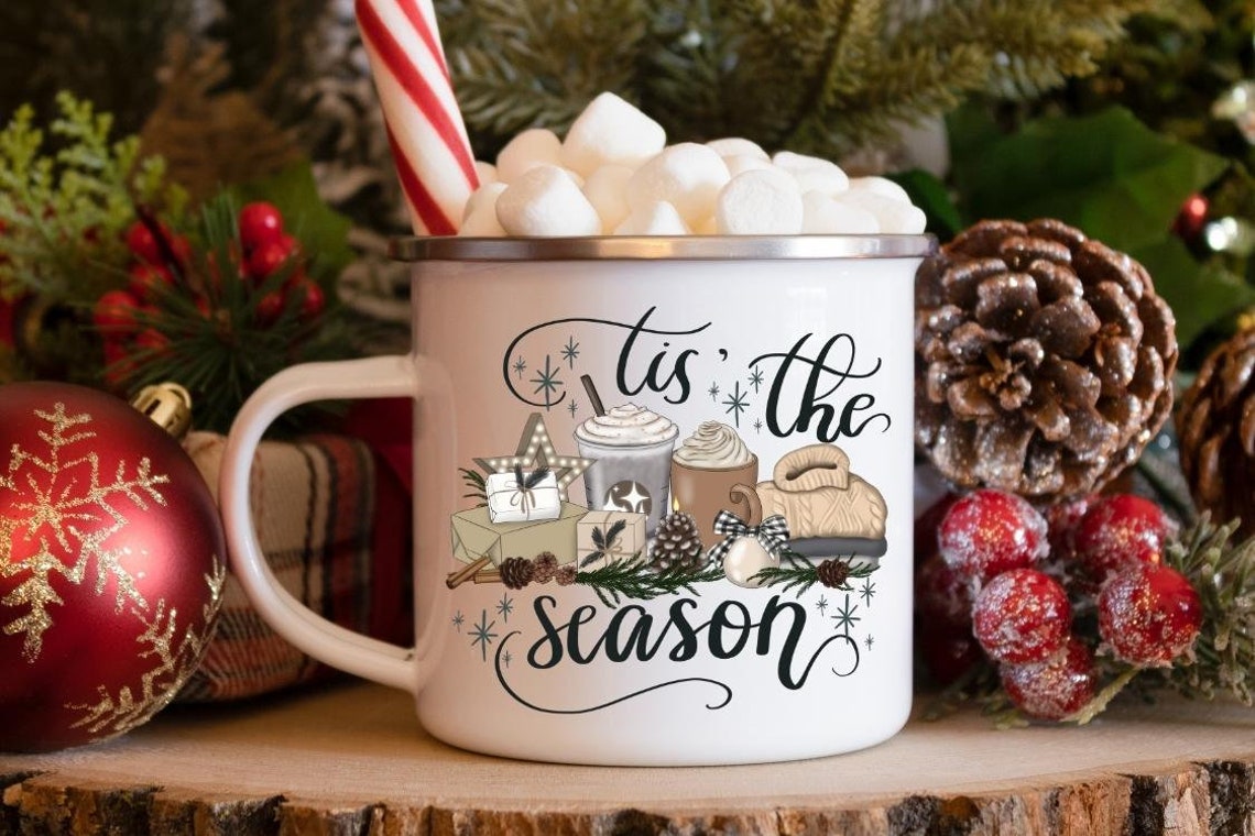 Tis the Season Winter Illustration, Hand Drawn Png, Christmas Designs ...