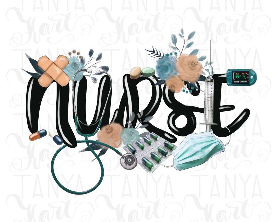 Digital Download Nurse PNG Files for Medical Assistants & Pediatric ...