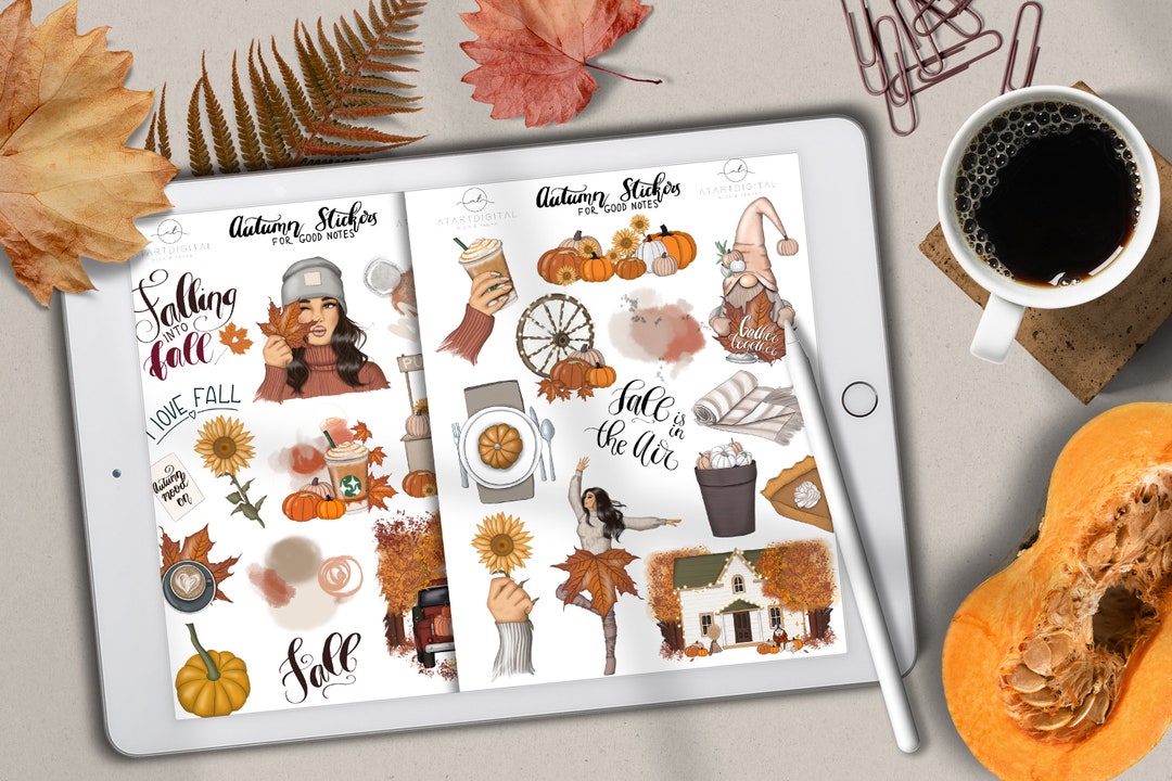 Autumn Goodnotes, Digital Planner, Fall Digital Stickers, Goodnotes ...