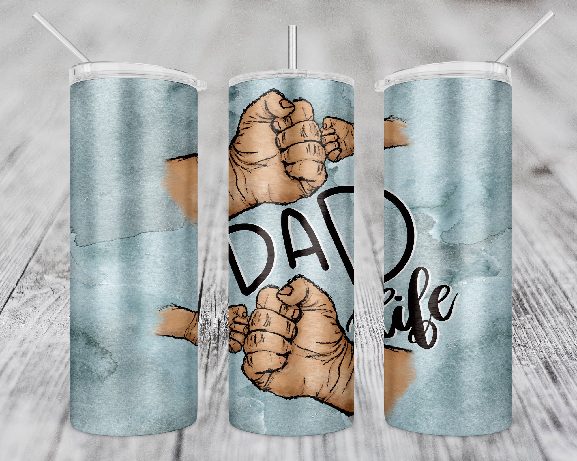 Fathers Day Tumbler Dad Life Tumbler Boys Design - Etsy