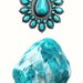 Turquoise Gemstone Png Clipart Digital Download for Commercial - Etsy