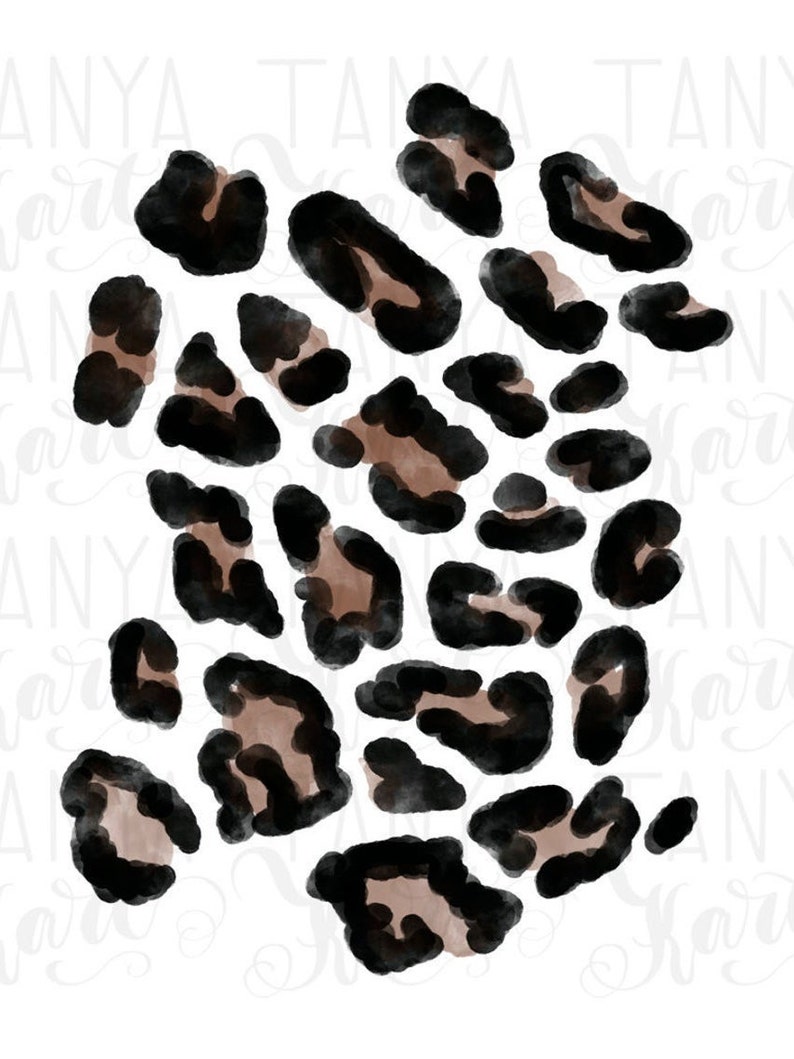 Leopard Sublimation Design for Printing Print T-shirt | Etsy