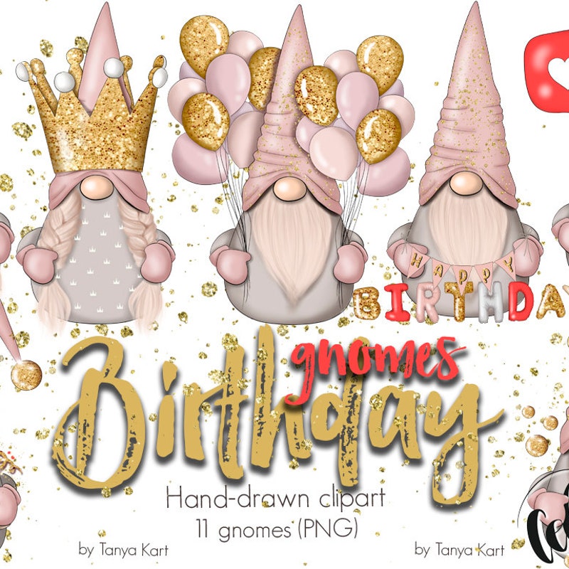 Happy Birthday Gnome - Etsy
