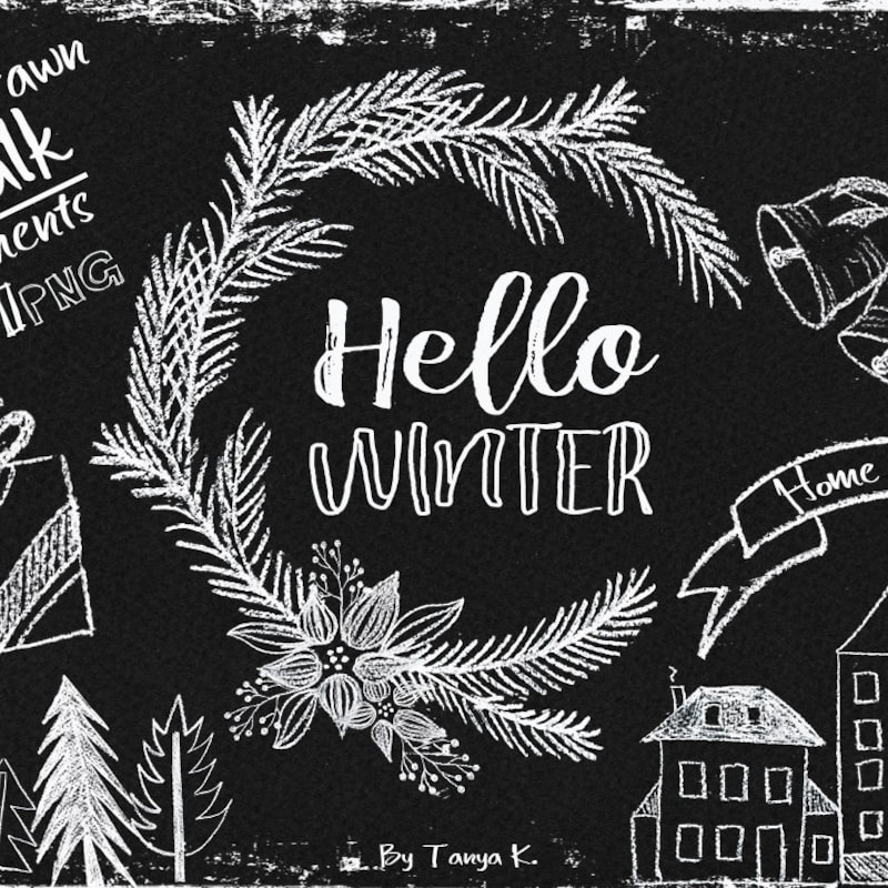 Chalkboard Christmas - Etsy