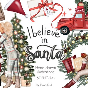 Graphics Bundle Christmas Clipart for Commercial Use, Planner Fall ...