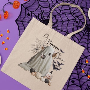 Moo I Mean Boo Png - Highland Cow Spooky Season Png - Halloween ...