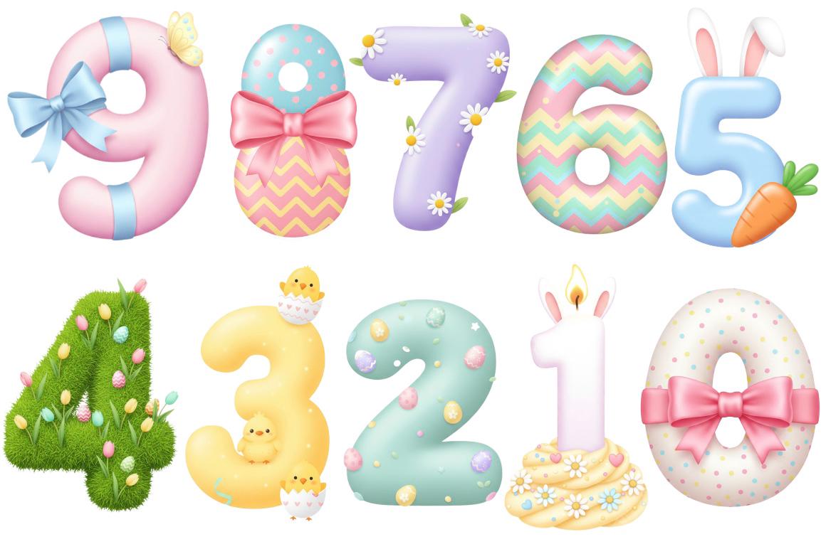 Easter Alphabet PNG | Pastel Balloon Letters Clip Art | Easter Bunny ...