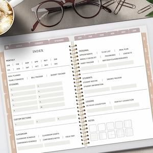 Digital Teacher Planner: Undated Daily Weekly Planner for iPad Pro ...