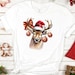 Digital Deer Sublimation Print File Printable Christmas Deer Graphic PNG Download Red Deer ...