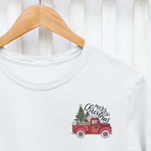 Merry Christmas Red Truck Png Sublimation Digital Download, Vintage Red ...