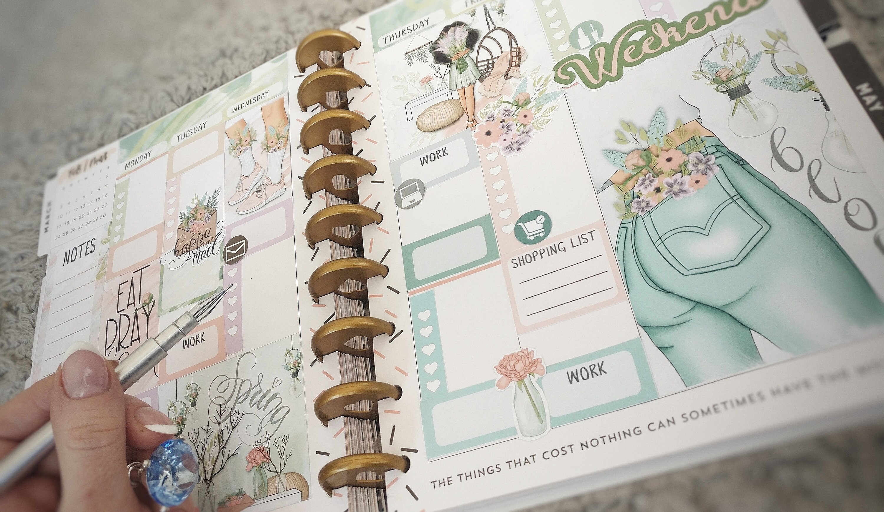 Erin Condren Stickers Planner Stickers April Stickers April - Etsy