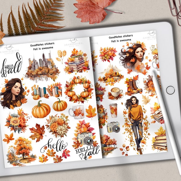 Fall Planner Stickers - Etsy