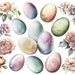 Easter Pastel Clipart Bundle, Floral Watercolor Designs, Easter Bunny ...